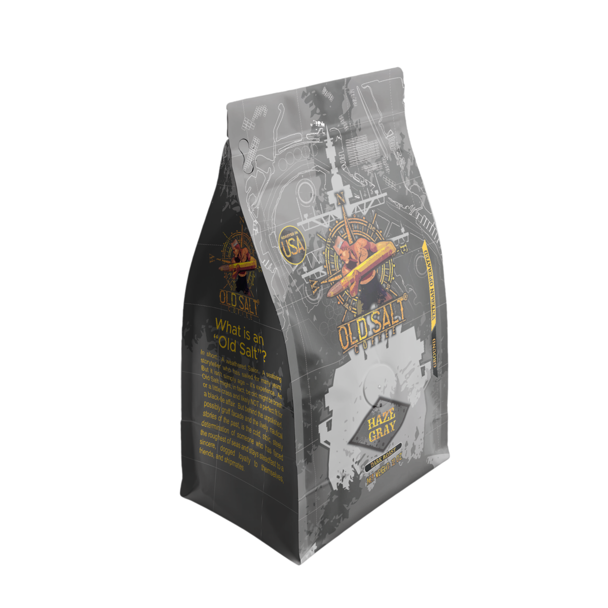 Haze Gray | Medium Dark Roast Coffee | Old Salt Coffee
