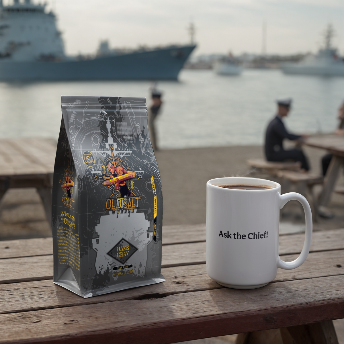 Haze Gray | Medium Dark Roast Coffee | Old Salt Coffee