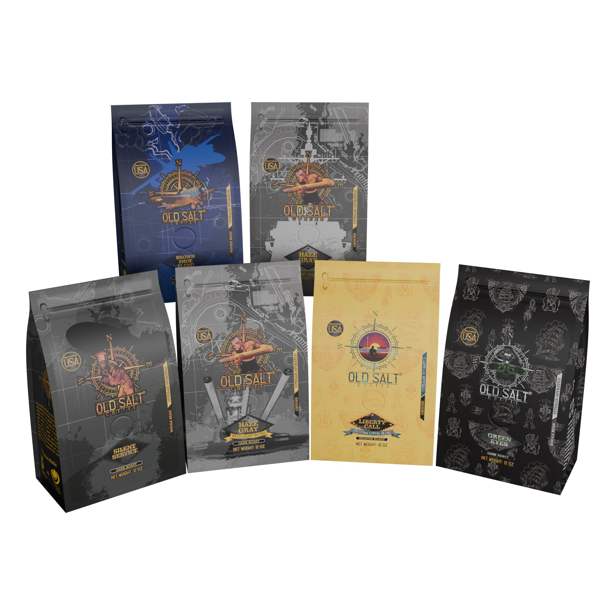 The Whole Family | Set of 6 Coffees | Old Salt Coffee