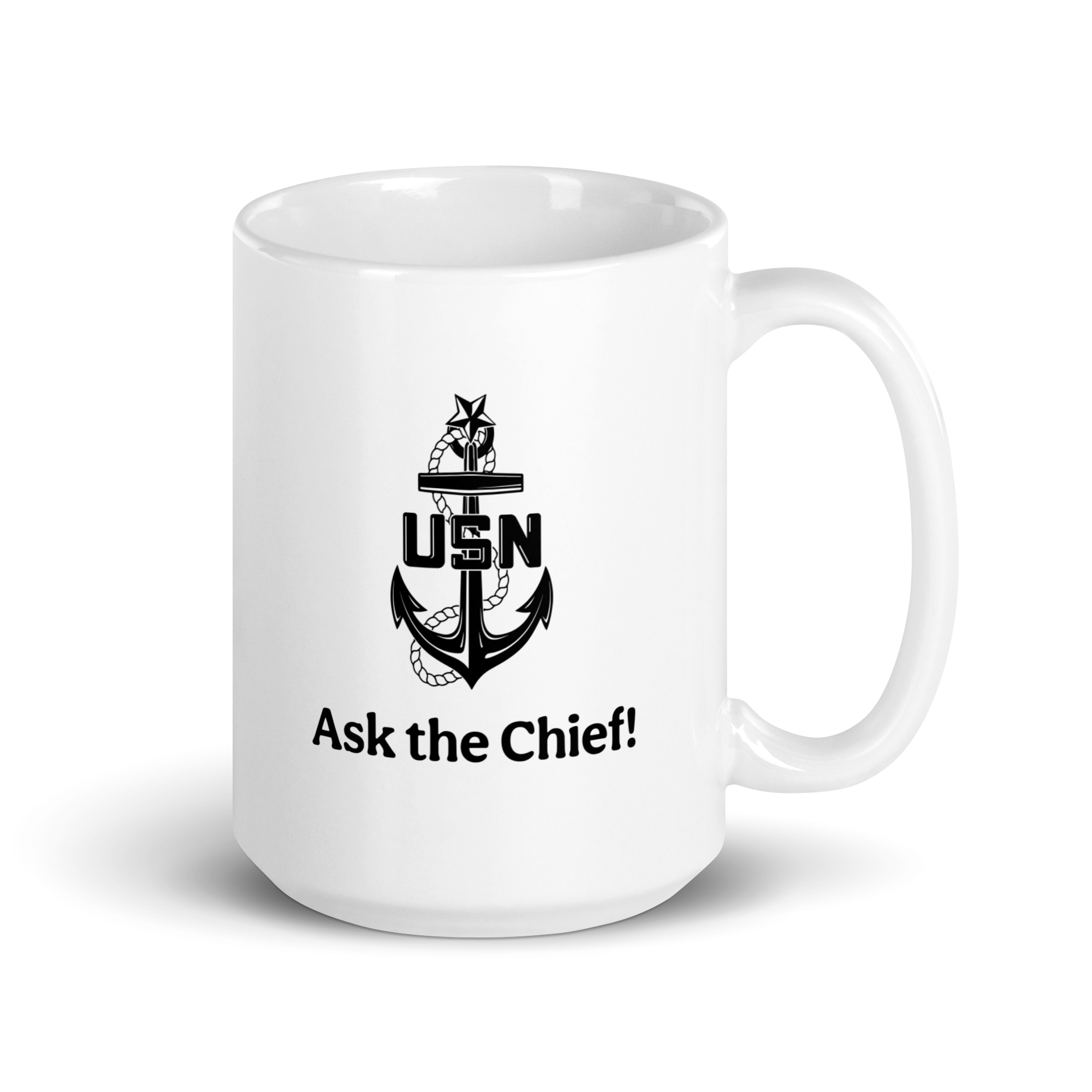 Modern Ask the Chief! Mug (E8) – Old Salt Coffee