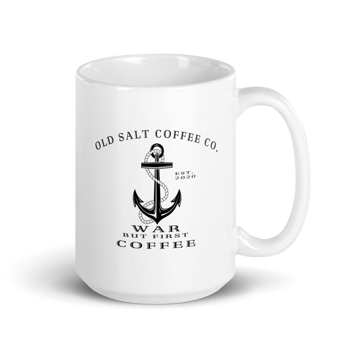 Modern Old Salt Mug (white)