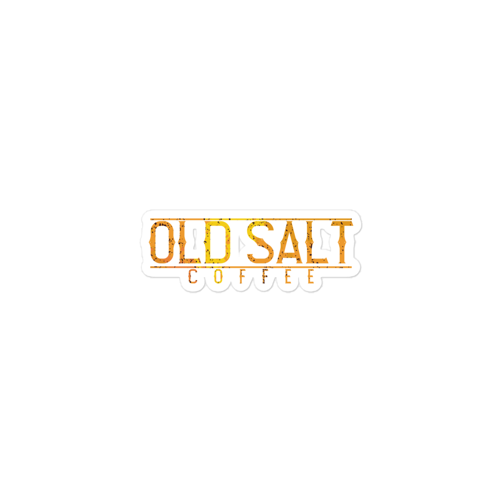 Old Salt Coffee Logo Sticker